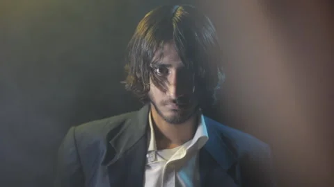 a gangster mafia boss tied to a chair | Stock Video | Pond5