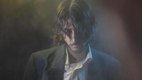 a gangster mafia boss tied to a chair | Stock Video | Pond5