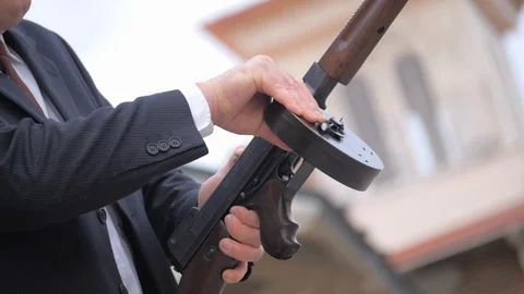 Tommy Gun Stock Footage ~ Royalty Free Stock Videos | Pond5