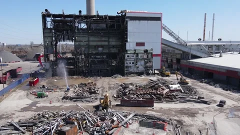 Garbage burning facility known for creat... | Stock Video | Pond5