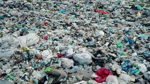Garbage in the canals after the flood. C... | Stock Video | Pond5