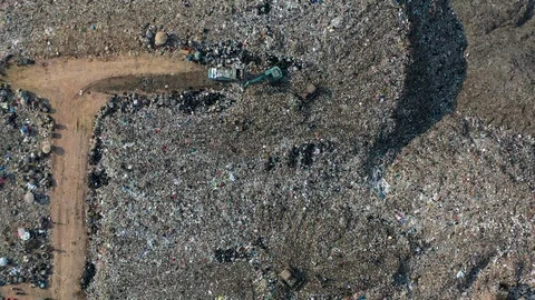 Garbage pile in trash dump or landfill,... | Stock Video | Pond5