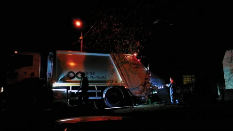 Pick Up Truck Night Stock Footage ~ Royalty Free Stock Videos | Pond5