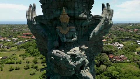 Garuda Vishnu Kenchana is a giant statue... | Stock Video | Pond5