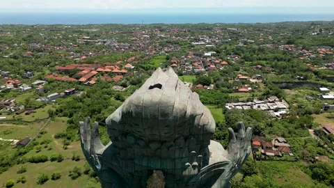 Garuda Vishnu Kenchana is a giant statue... | Stock Video | Pond5
