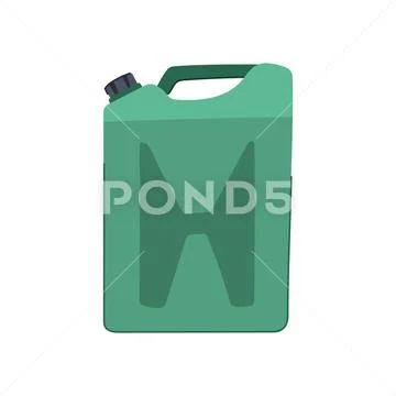 Gas fuel can cartoon vector illustration Illustration #253873552