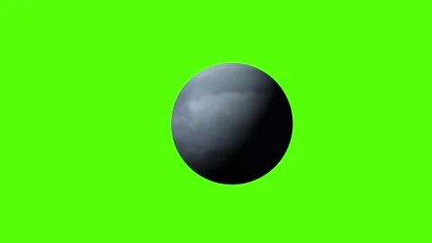 gas planet on green screen background. | Stock Video | Pond5