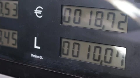 Gas Station Time Running Stock Footage ~ Royalty Free Stock Videos | Pond5