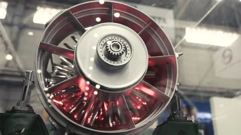 Gas Turbine Engine Stock Footage ~ Royalty Free Stock Videos | Pond5