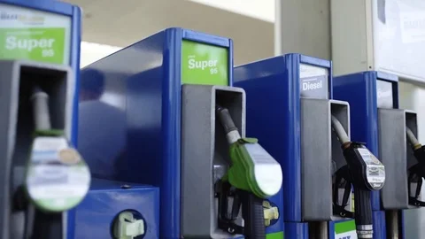Gas types at a service station | Stock Video | Pond5