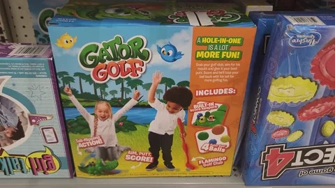 Gator Golf Board Game | Stock Video | Pond5