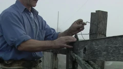 Man Opening Gate Stock Video Footage | Royalty Free Man Opening Gate ...