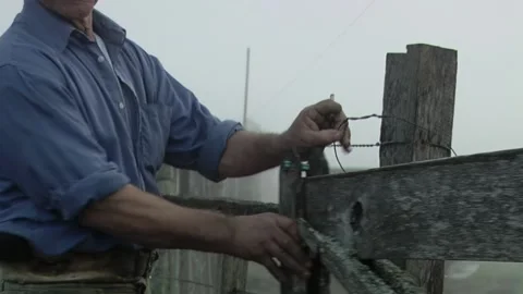 Man Opening Gate Stock Video Footage | Royalty Free Man Opening Gate ...