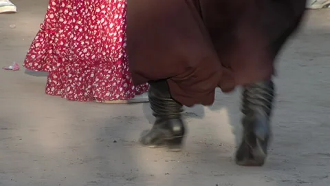 A Gaucho Stomping Dance Steps of an Arge... | Stock Video | Pond5