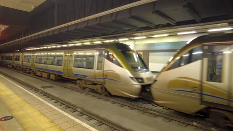 Gautrain Train arriving in South Africa ... | Stock Video | Pond5