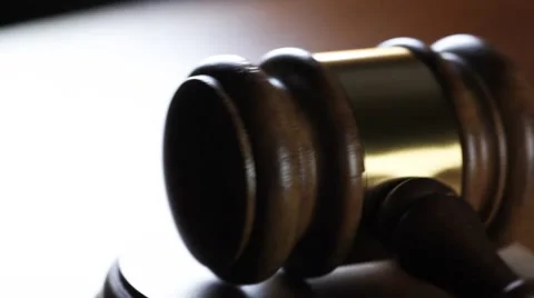 Gavel Hitting A Block Stock Footage ~ Royalty Free Stock Videos | Pond5