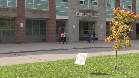Gay and trans pride flags after students... | Stock Video | Pond5