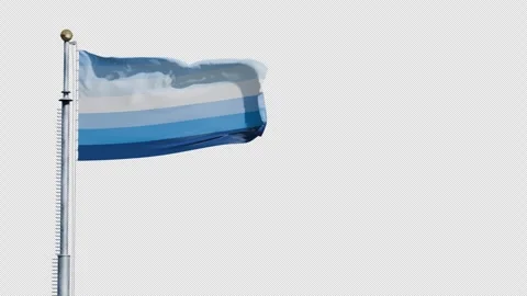 Gay flag on transparent background 3d an... | Stock Video | Pond5