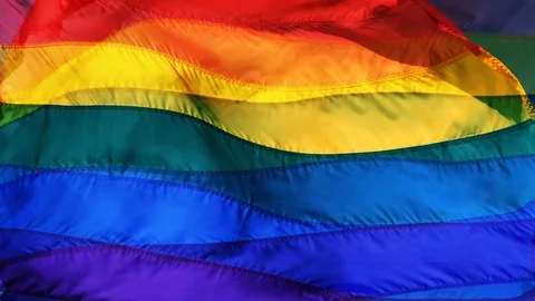 Gay Pride Rainbow Flag Overlay | Stock Video | Pond5