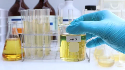 Gear oil in container, science experimen... | Stock Video | Pond5