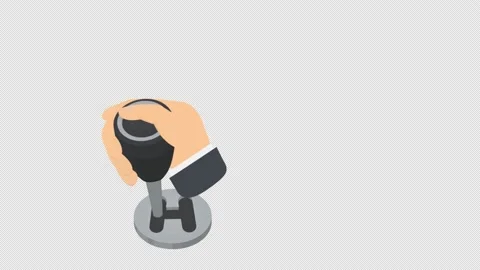 Gear shifting. Animation of a hand on th... | Stock Video | Pond5