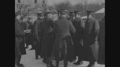 Gen. Pershing decorate officers with med... | Stock Video | Pond5