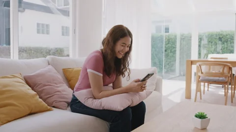 Gen Z asia enjoy AI chatbot app experien... | Stock Video | Pond5