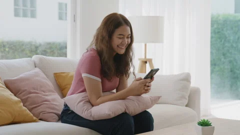 Gen Z asia enjoy AI chatbot app experien... | Stock Video | Pond5