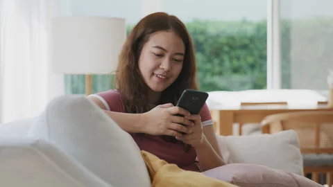 Gen Z asia enjoy AI chatbot app experien... | Stock Video | Pond5