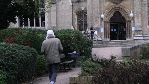 Gene Gallagher and Sonny Starkey arrive ... | Stock Video | Pond5