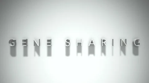 gene sharing 3D title animation white te... | Stock Video | Pond5
