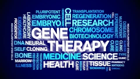 Gene Therapy animated word cloud,animati... | Stock Video | Pond5