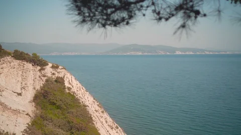 The general plan - a view of the sea fro... | Stock Video | Pond5