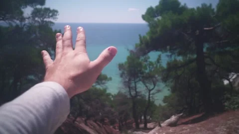 The general plan is a view of the sea fr... | Stock Video | Pond5