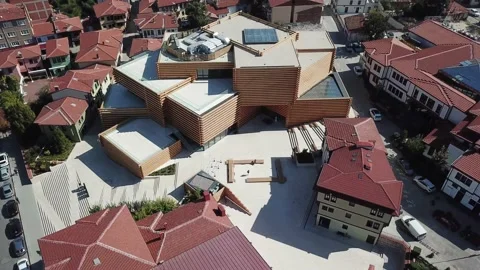 General view of the OMM, the city's firs... | Stock Video | Pond5