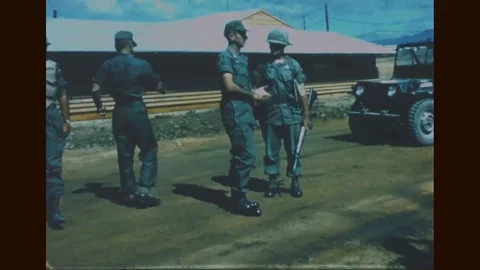 General Willard Pearson greets officer i... | Stock Video | Pond5