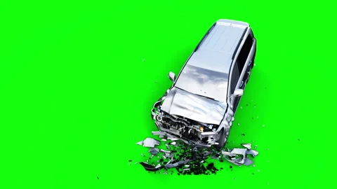 Car Crash Green Screen Stock Video Footage | Royalty Free Car Crash ...