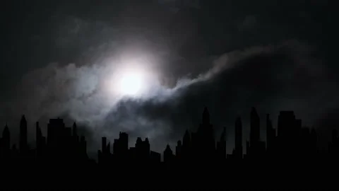 Generic Cityscape Silhouette: Skyline, B... | Stock Video | Pond5