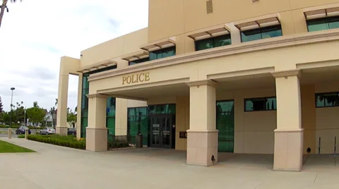Generic Modern New Police Department Sta... | Stock Video | Pond5