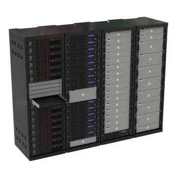 Generic Server Racks Set ~ 3D Model #91442100 | Pond5