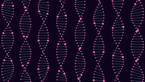 Genes pattern on black gradient | Stock Video | Pond5