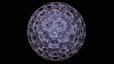 Geodesic sphere rotating. 3d animation r... | Stock Video | Pond5