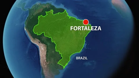 Fortaleza Map Stock Video Footage | Royalty Free Fortaleza Map Videos ...