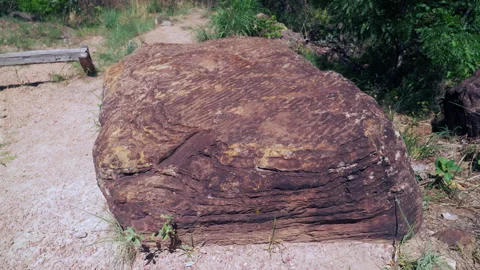 Geological layers and sedimentary rocks ... | Stock Video | Pond5