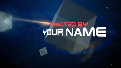 Geometric 3D shapes in space - Sci-fi Ppener ~ After Effects #129328593