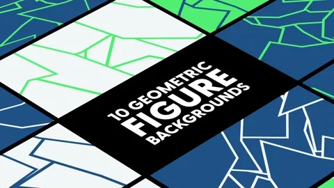 After Effects: Geometric Figure Backgrounds #253877197