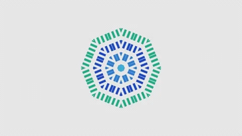 Geometric loading icon, loopable animati... | Stock Video | Pond5