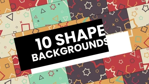 Geometric Shapes Backgrounds ~ After Effects #254332854