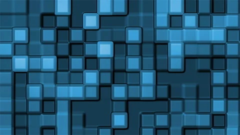 Geometric squares grid abstract motion b... | Stock Video | Pond5