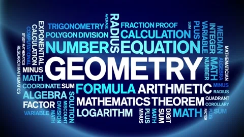 Geometry animated tag word cloud,animati... | Stock Video | Pond5